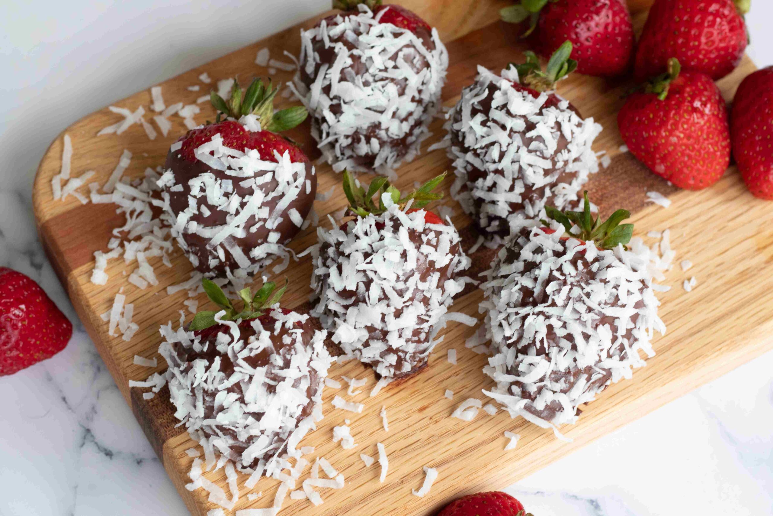Strawberries a la Lamington - Common Threads